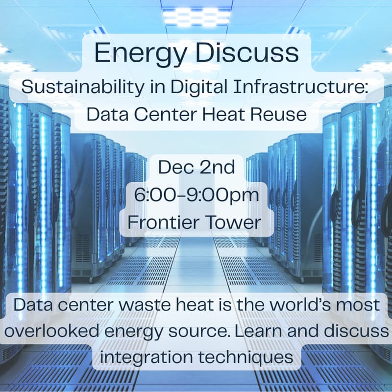 Energy Discuss Digital Infrastructure Talk - Open Registration · Luma