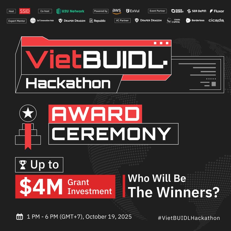 VietBUIDL Hackathon 2025 - Award Ceremony · Luma