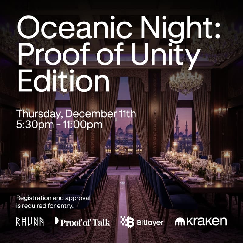 Oceanic Night: Proof of Unity Edition @ Solana Breakpoint · Luma