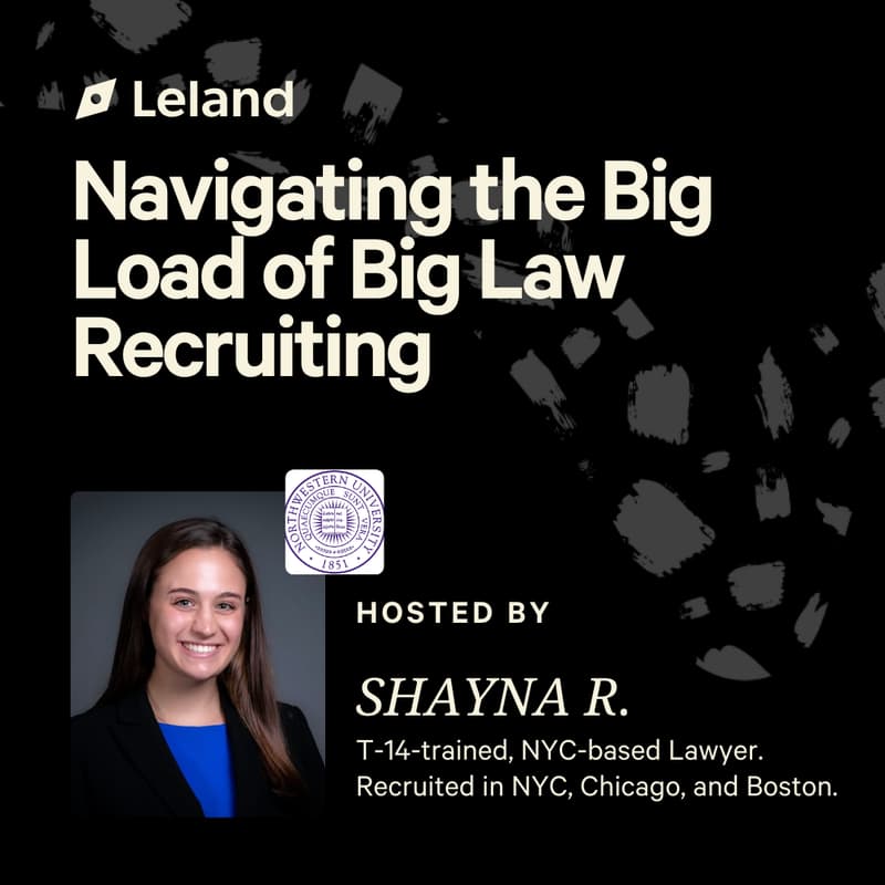 Navigating the Big Load of Big Law Recruiting · Luma