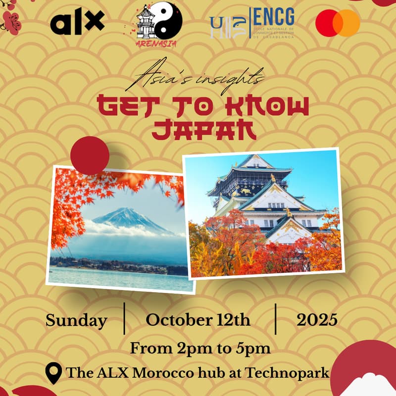 Get to Know Japan! Join Us at ALX Hub – Technopark 🇯🇵 🌸 · Luma