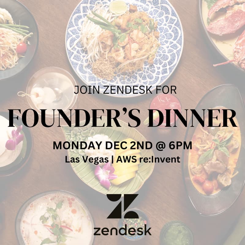 Founder's Dinner by Zendesk & Confluent · Luma