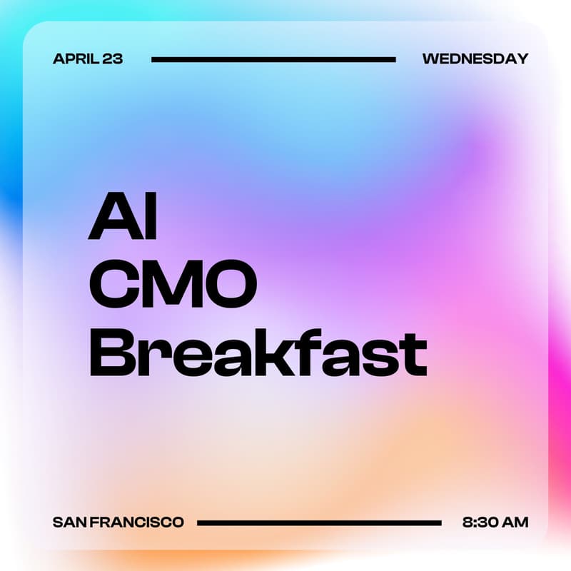 CMO Breakfast: AI Led Growth · Luma