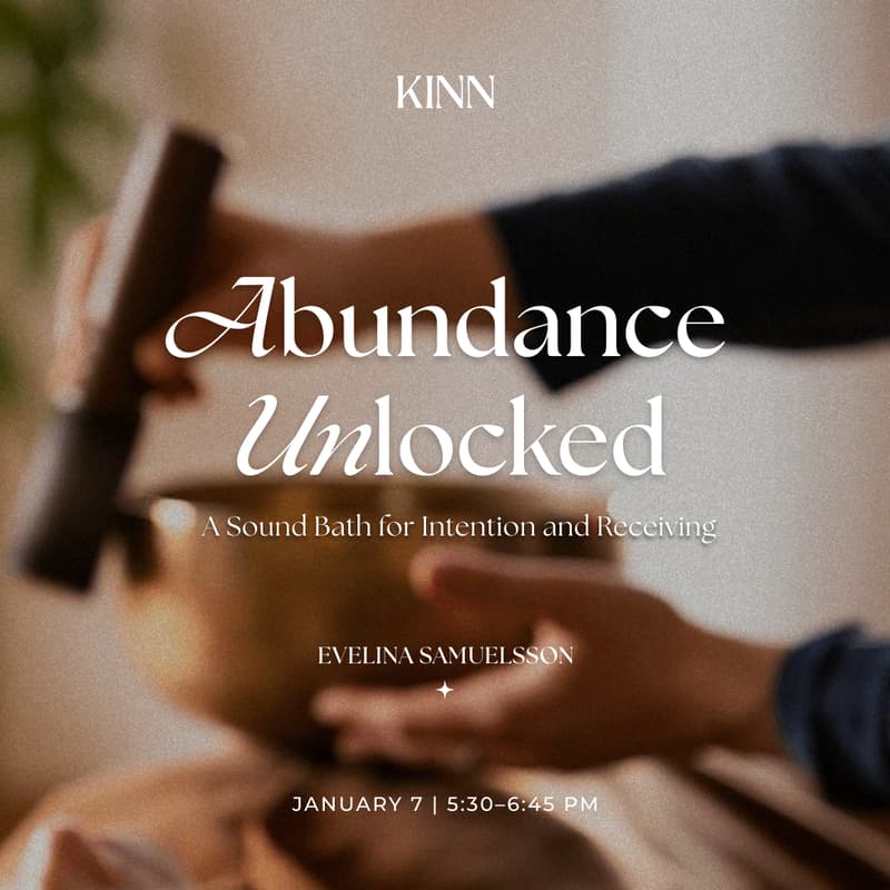 Abundance Unlocked — A Sound Bath for Intention & Receiving · Luma