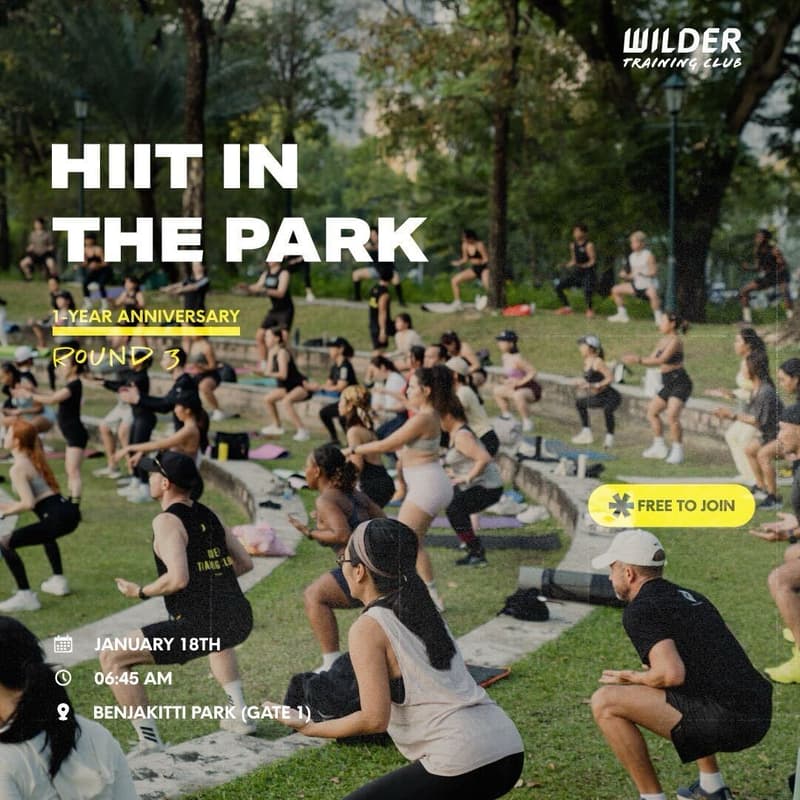 WILDER Training Club / HIIT in the Park · Luma