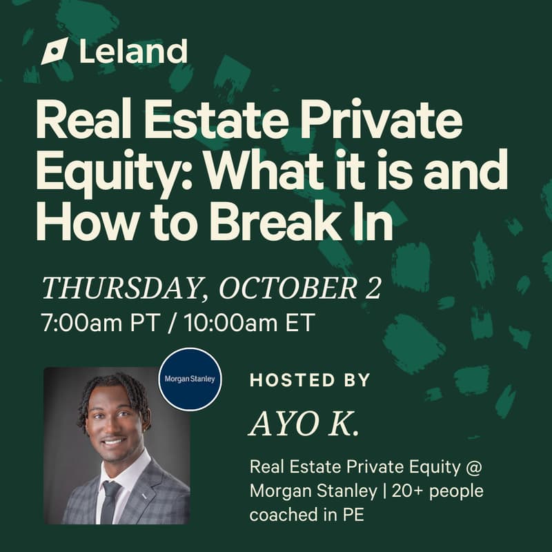 Real Estate Private Equity: What it is and How to Break In · Zoom · Luma