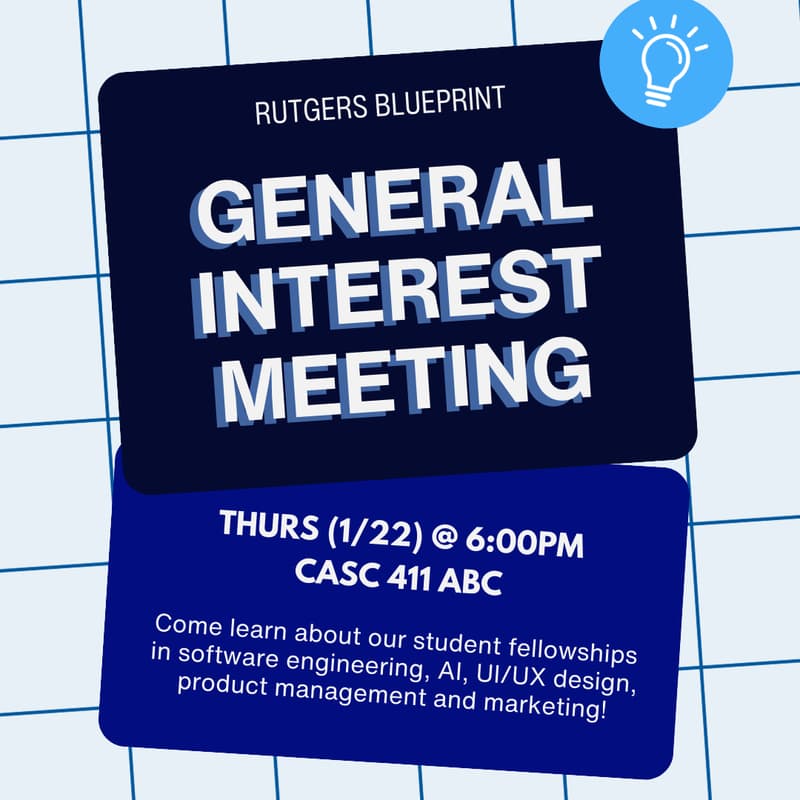 Blueprint General Interest Meeting · Luma