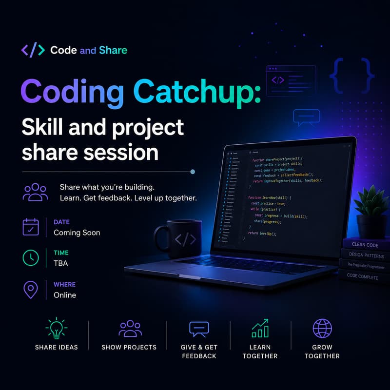 Coding Catchup: Skill and project share session · Luma