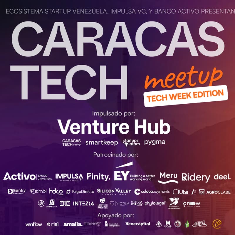 Caracas Tech Meetup - Mayo 2026 (Tech Week Edition) · Luma