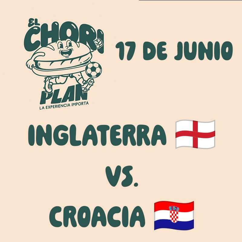 Choriplán: 🏴󠁧󠁢󠁥󠁮󠁧󠁿 Inglaterra vs Croacia 🇭🇷 · Luma