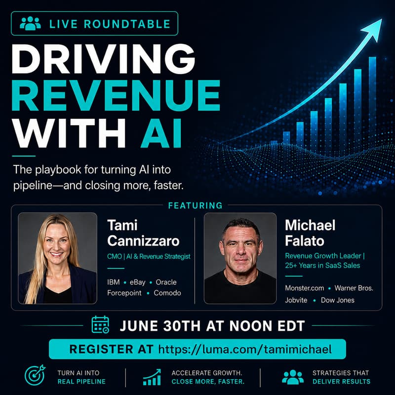 🚨 Invite-Only Executive Roundtable 🚨Driving Revenue with AI: The ...