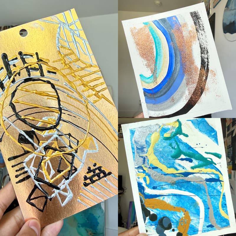Abstract Expressions: Mini Painting with Anuradha X 🎨 · Luma