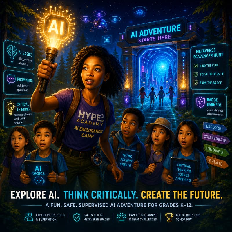 Hype³Verse Academy AI Exploration Camp: Prompting, Critical Thinking ...