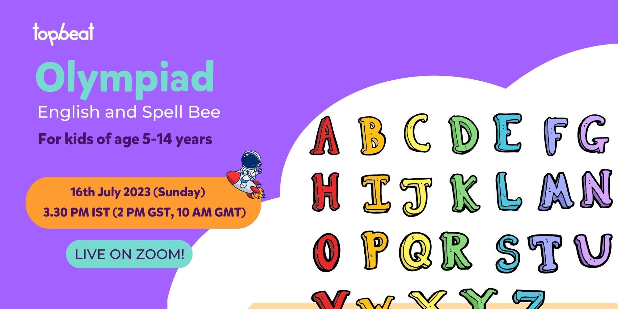 English And Spell Bee Olympiad Zoom Luma
