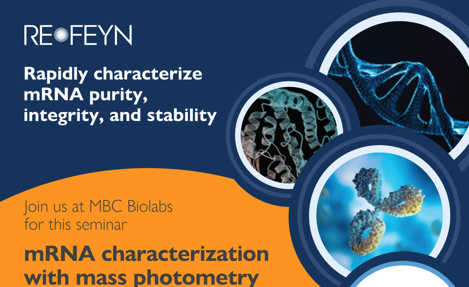 Seminar: mRNA characterization with mass photometry with Refeyn · Luma