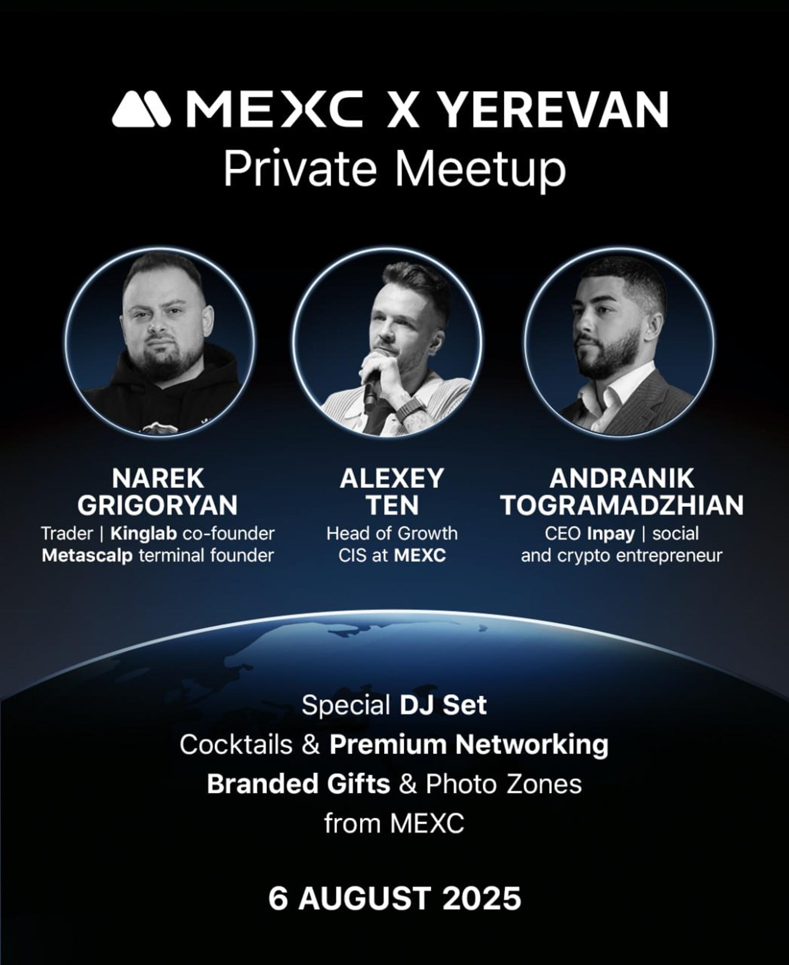 MEXC X YEREVAN Private Meetup · Luma