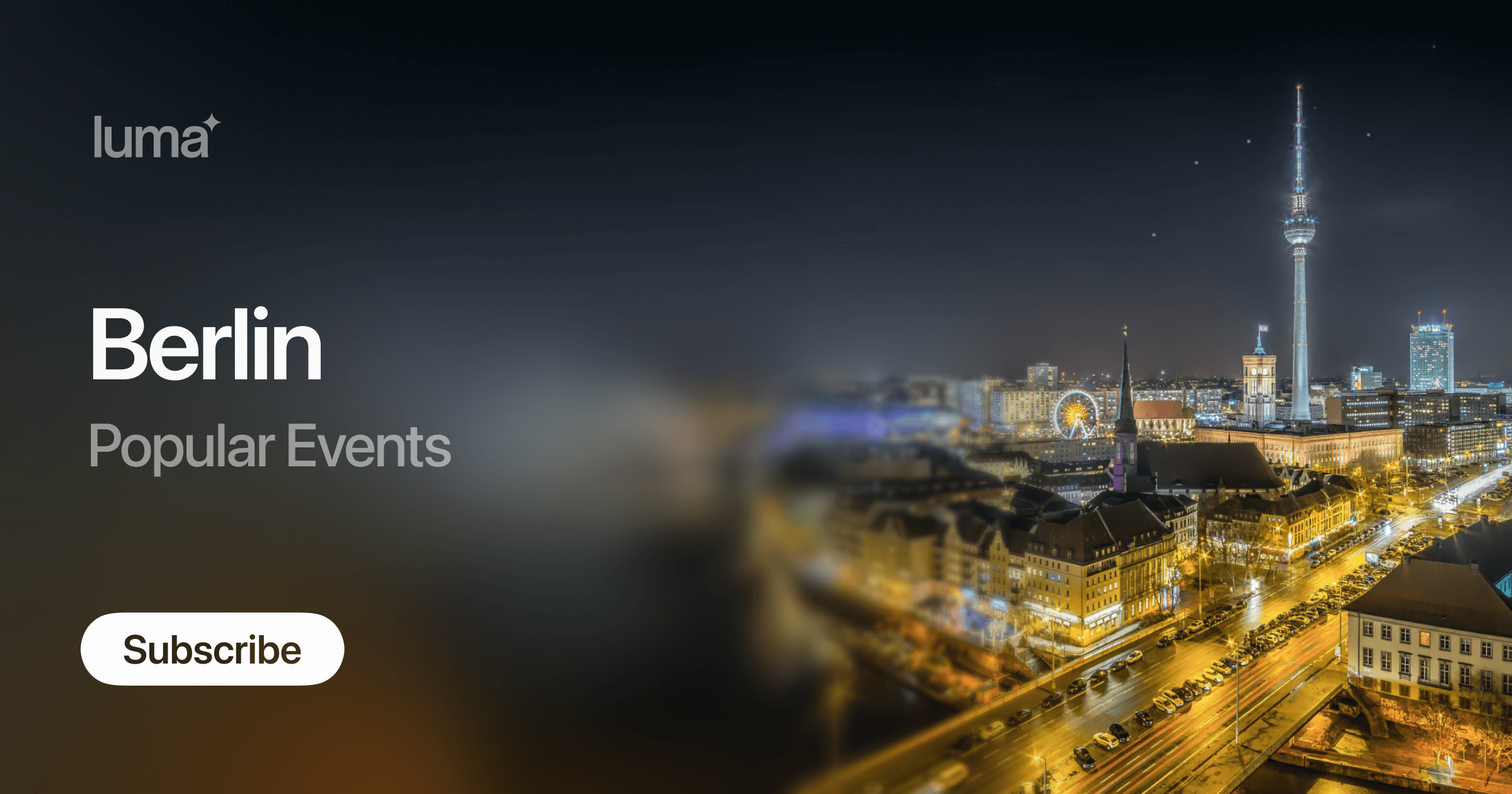 Popular events in Berlin · Events Calendar