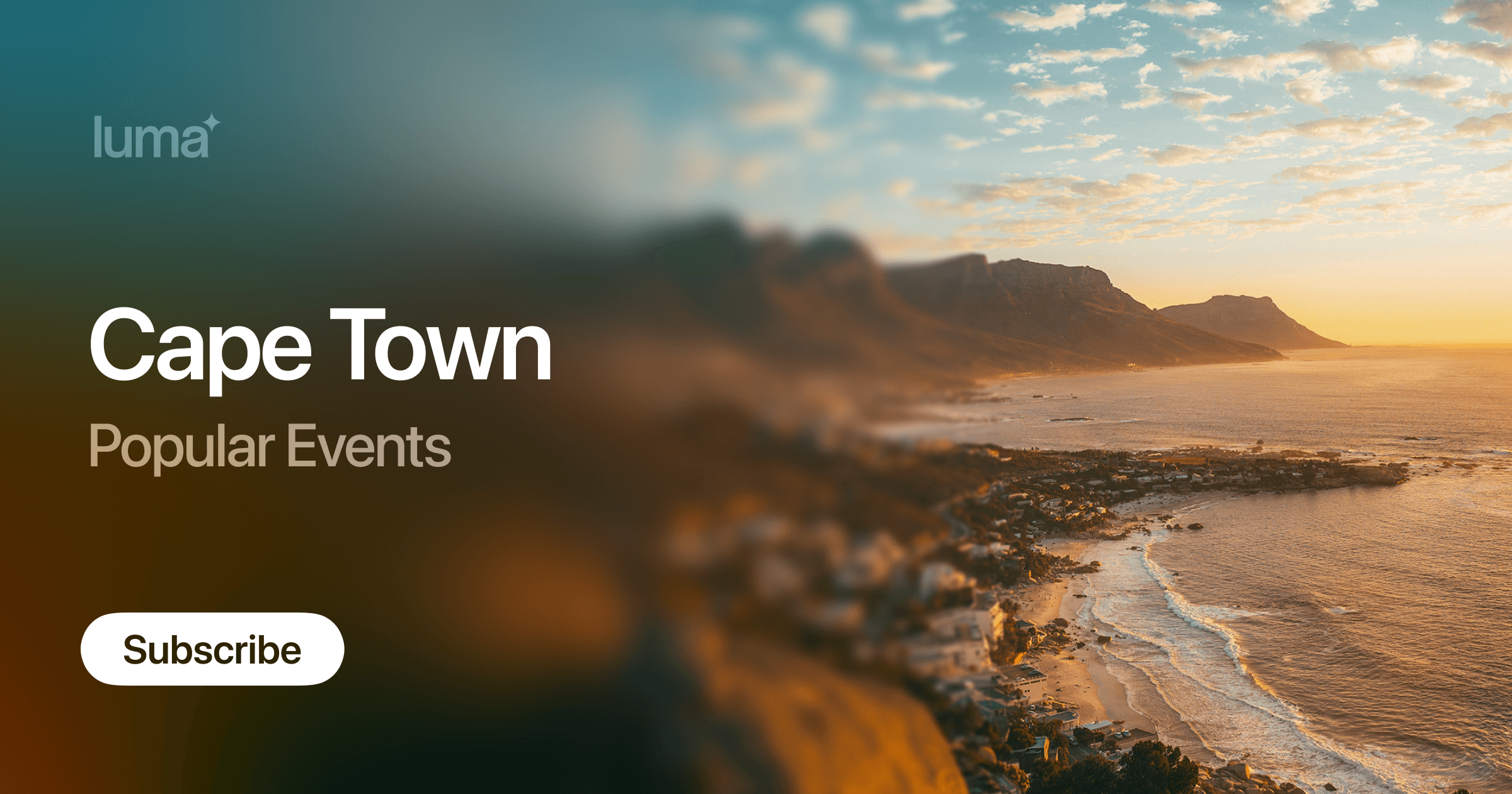 Popular events in Cape Town · Events Calendar