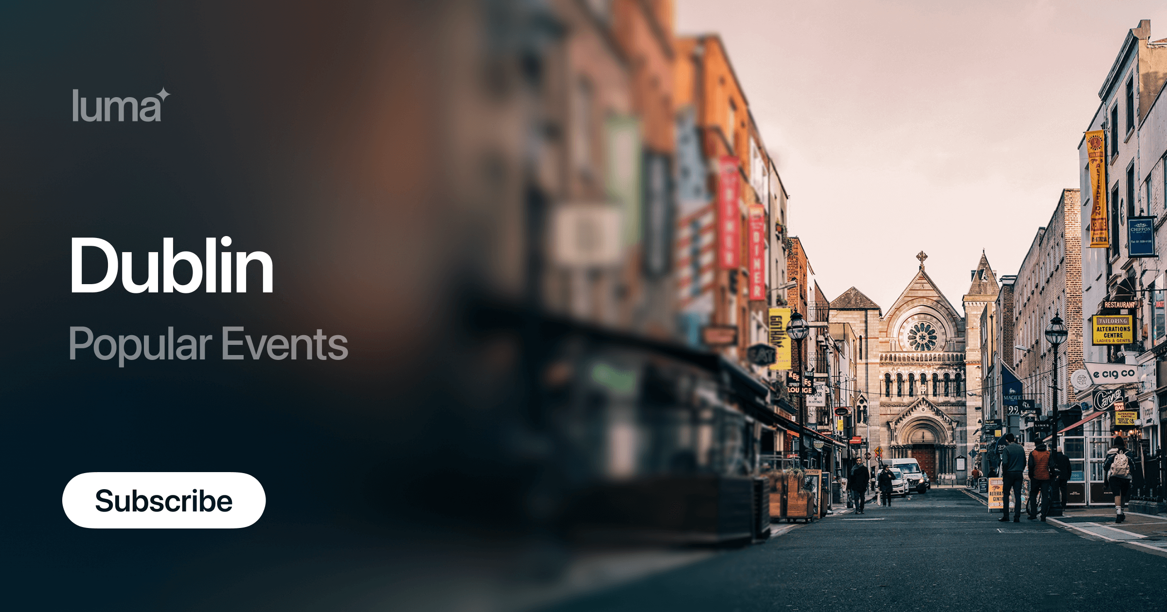 Popular events in Dublin · Events Calendar