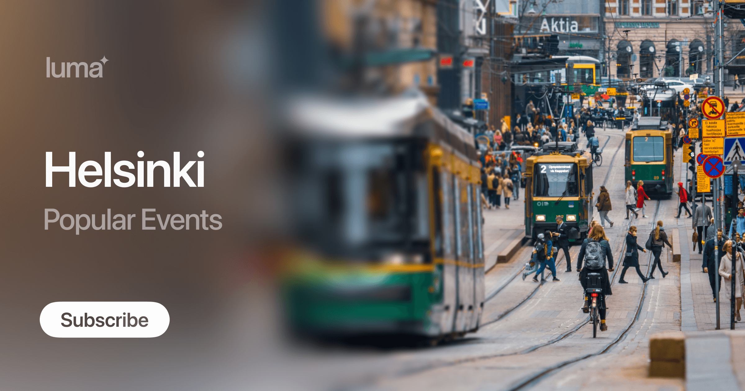 Popular events in Helsinki · Events Calendar