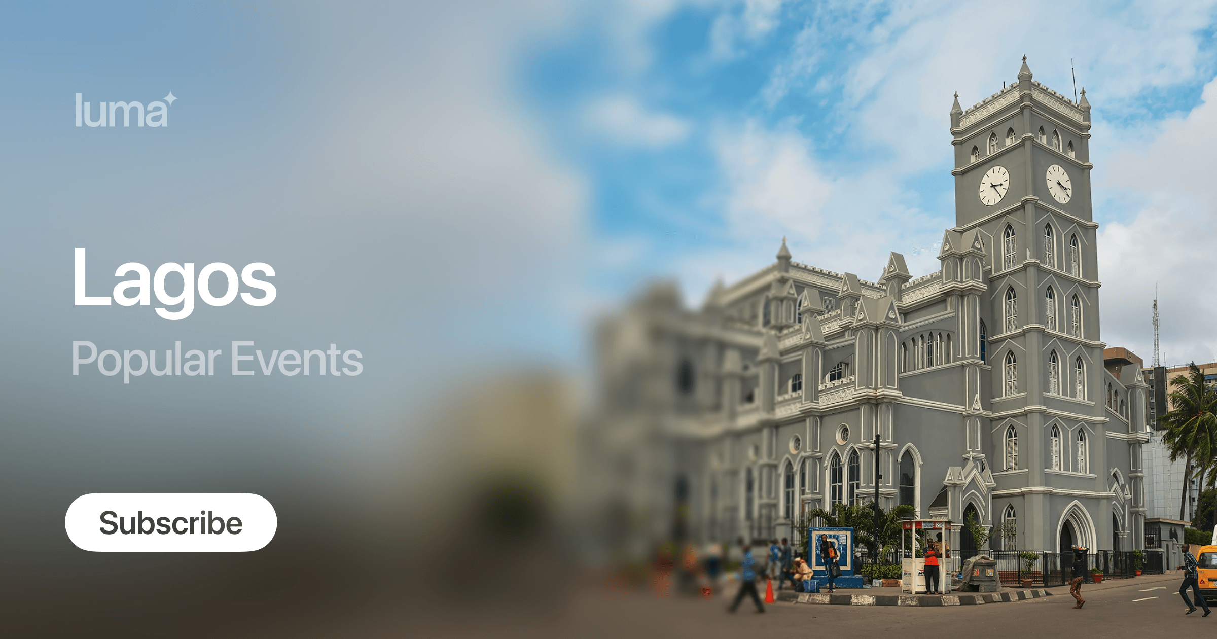 Popular events in Lagos · Events Calendar