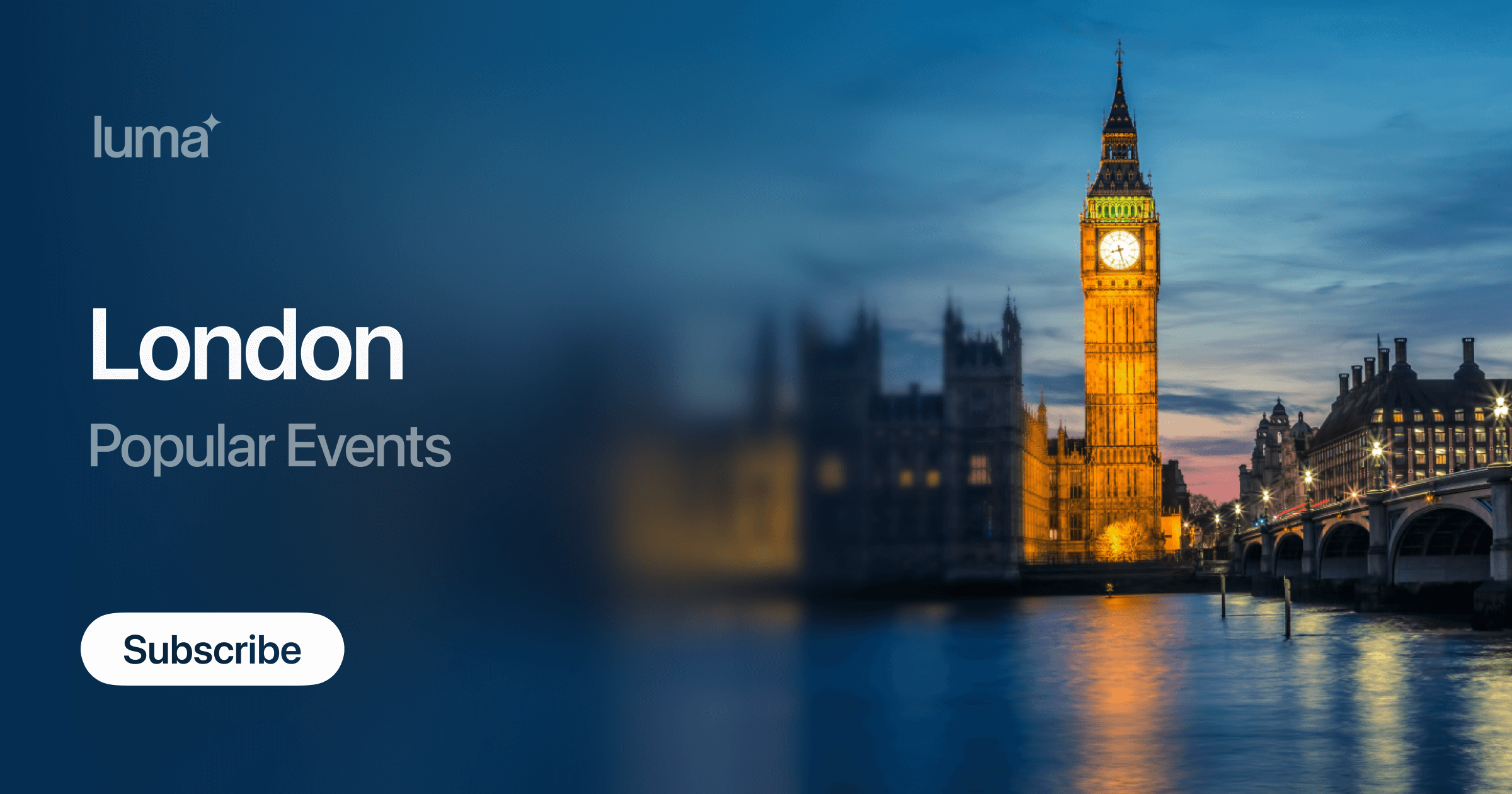 Popular events in London · Events Calendar