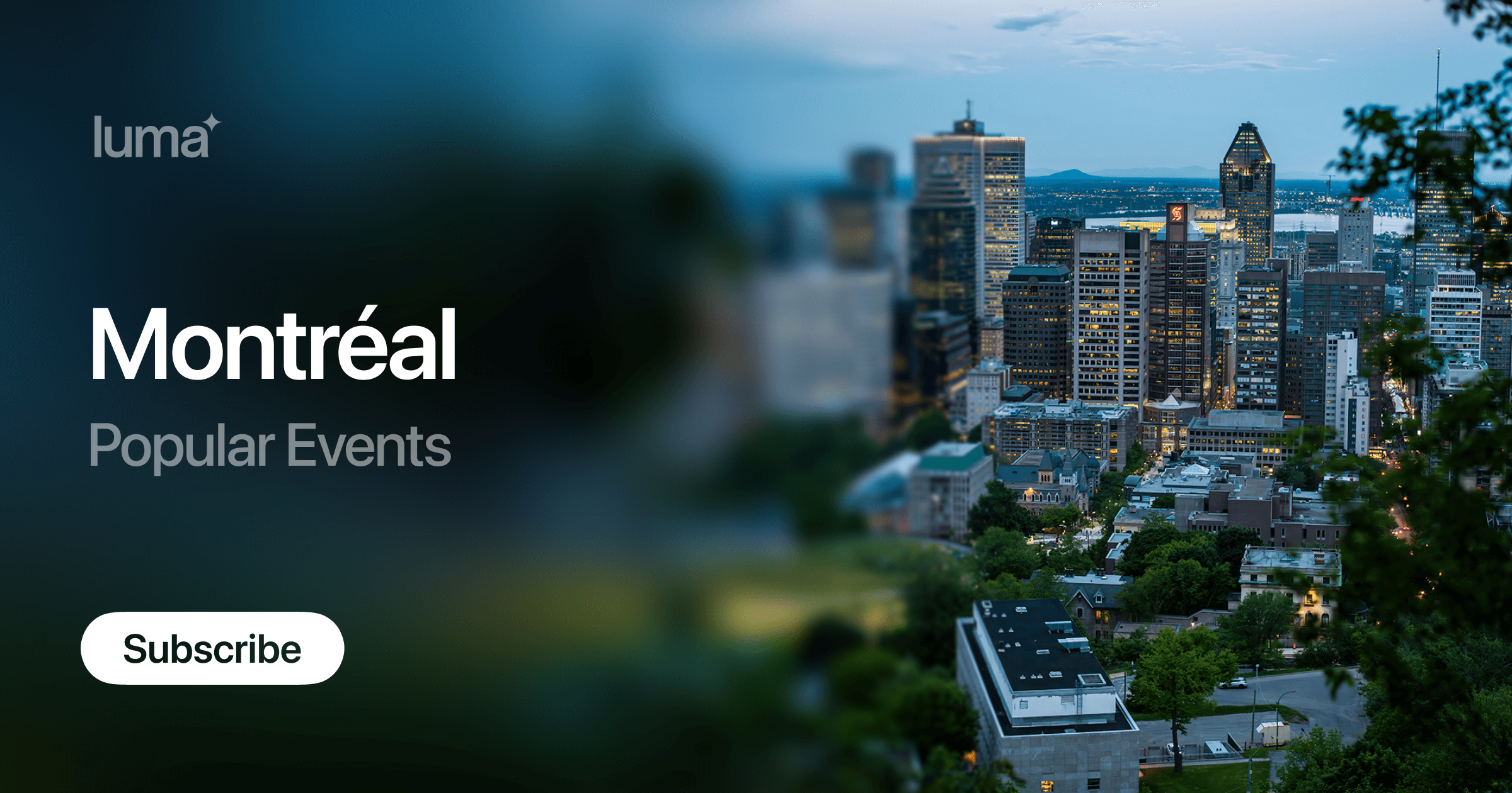 Popular events in Montréal · Events Calendar