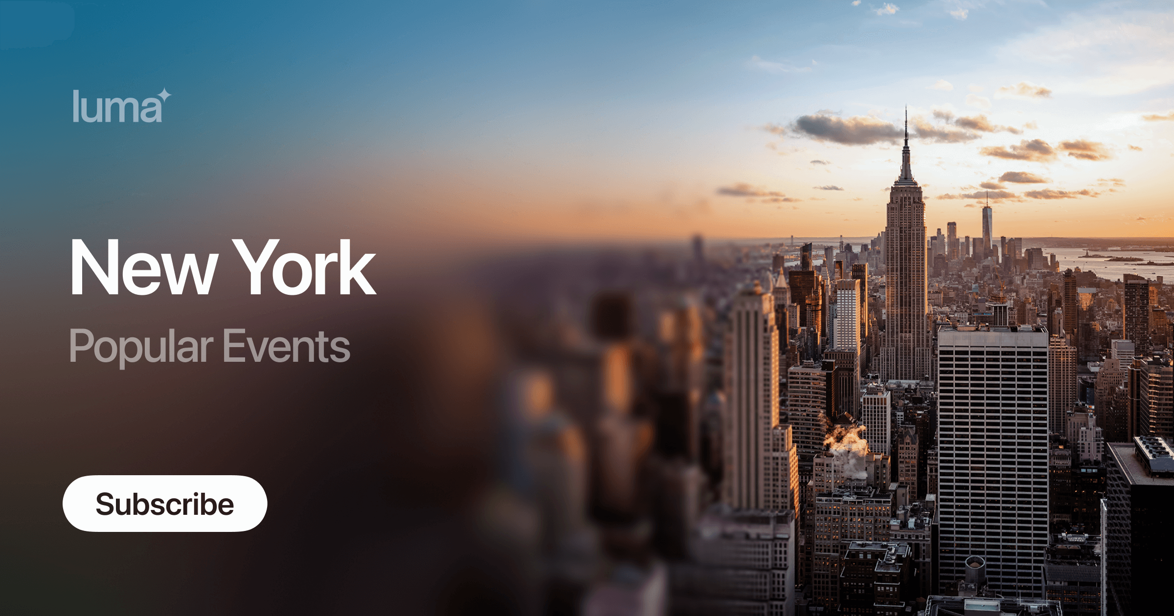 Popular events in New York · Events Calendar